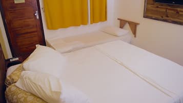 Wi-fi grátis, roupa de cama fornecida