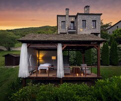 Salas para tratamentos a dois, sauna seca, sauna a vapor