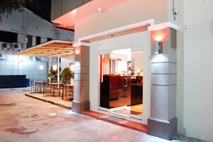 Entrada do alojamento