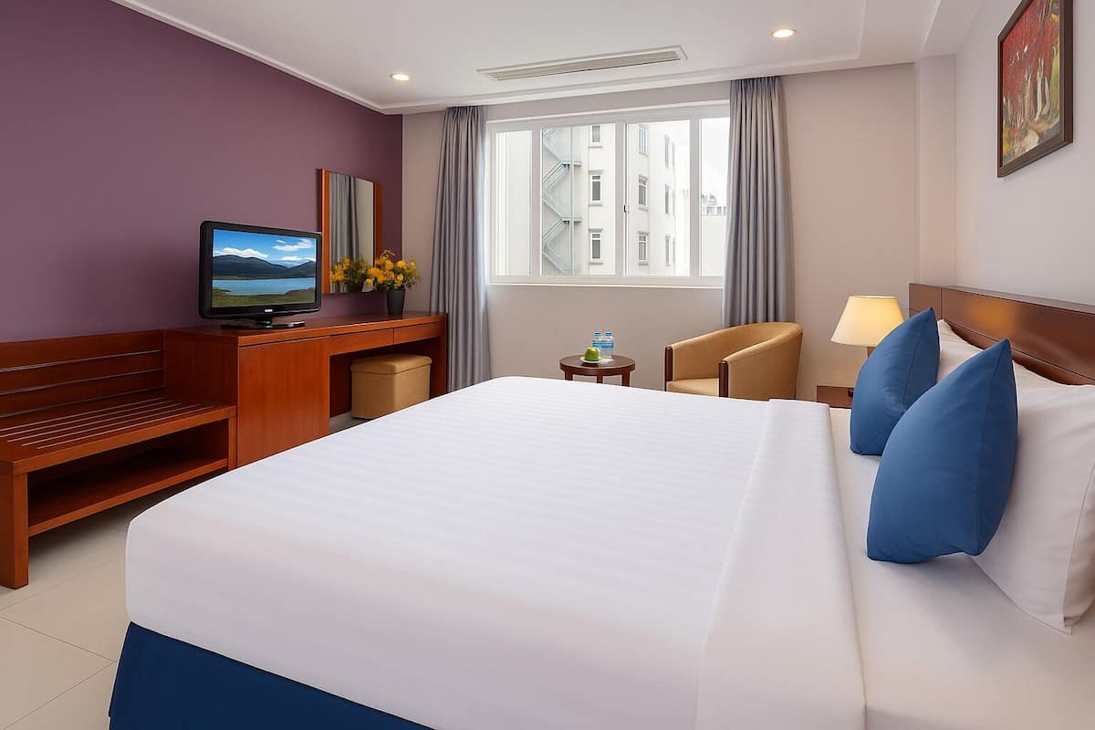 Quarto Duplo Deluxe | Minibar, cofre no quarto, secretária, quartos insonorizados