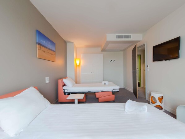 Quarto Familiar, várias camas (5 People) | Roupa de alta qualidade, secretária, quartos insonorizados 