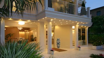 Entrada do alojamento