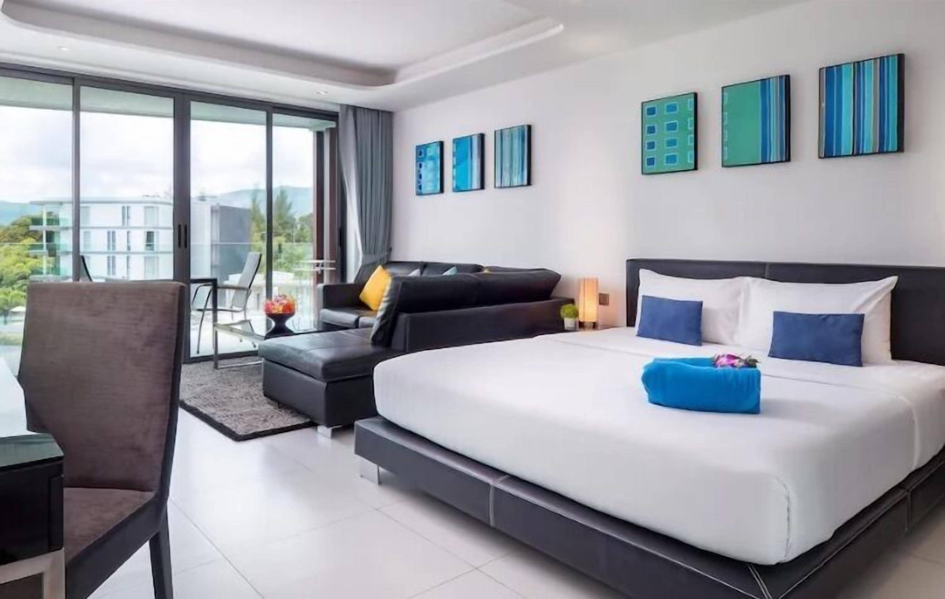 Estúdio, vista para o mar | Roupa de alta qualidade, cofre no quarto, quartos insonorizados 