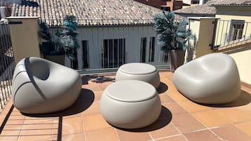 Penthouse, 1 quarto, terraço | Terraço/pátio interior