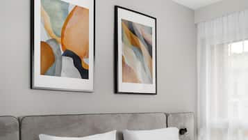 Studio Apartment | 2 quartos, roupa de alta qualidade, cofre no quarto, secretária