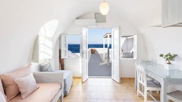 Apartamento, vista para o mar | Wi-fi grátis, roupa de cama fornecida