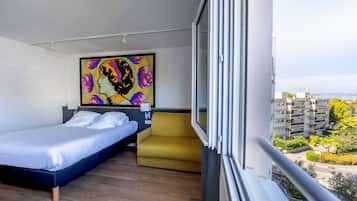 Quarto casal executivo | 1 quarto, roupas de cama premium, frigobar, cofres nos quartos