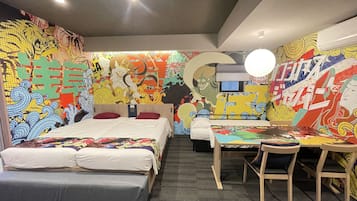Quarto Tradicional, não fumadores (Japanese Concept Room, For 6 People) | Cofre no quarto, secretária, ferro/tábua de engomar, Wi-fi grátis