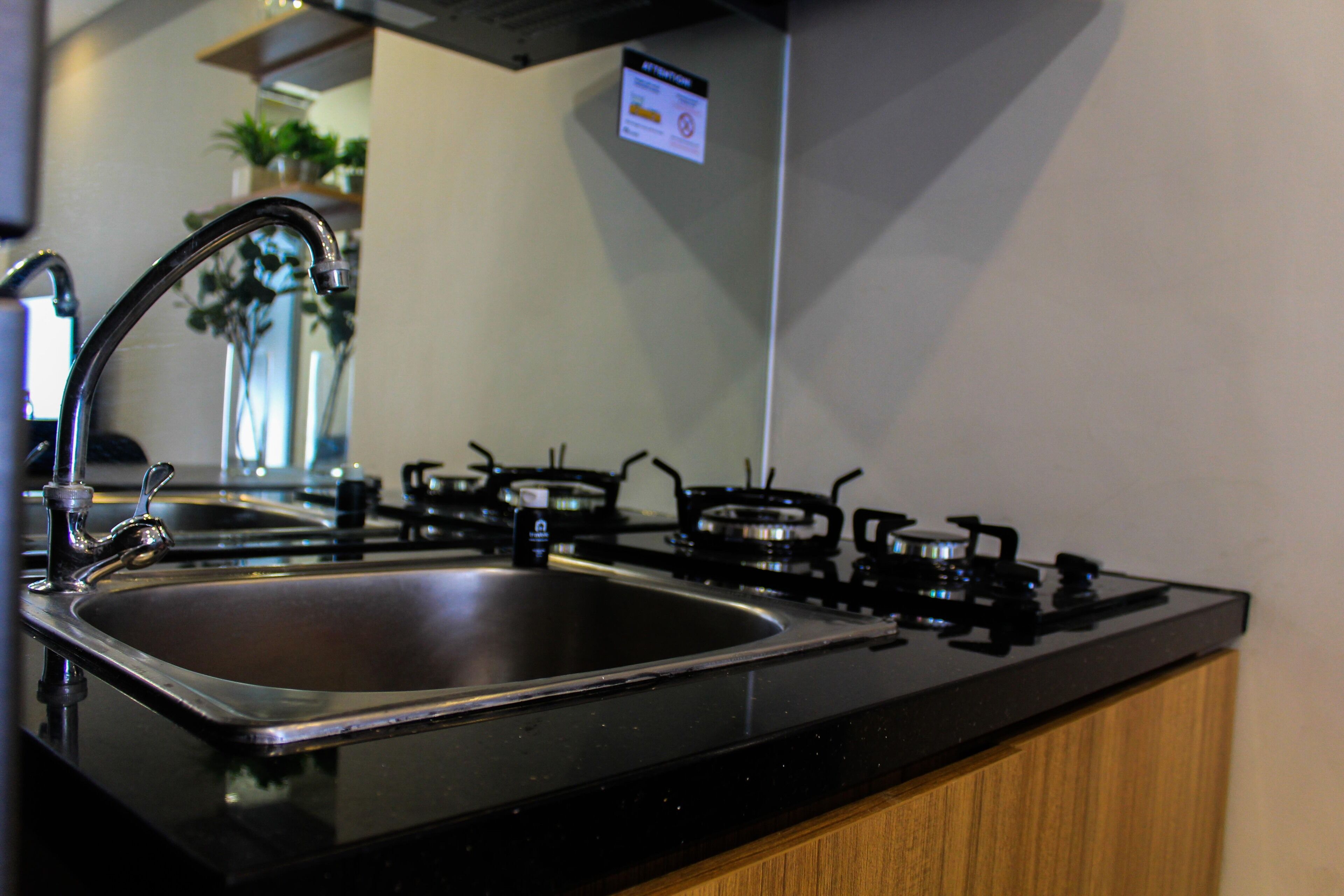 Quarto | Cozinha privada | Um frigorífico, uma placa de cozinha, uma máquina de lavar louça 