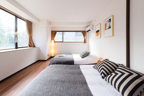Apartamento | 2 quartos, secretária, Wi-fi grátis 
