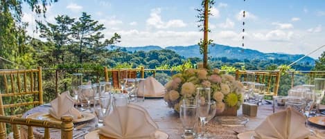 Refeições ao ar livre