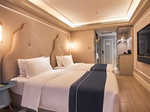 Quarto Standard, 2 camas individuais | Cofre no quarto, Wi-fi grátis, roupa de cama fornecida