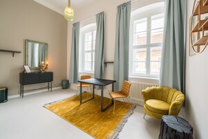 Apartamento básico | Área de estar | Pisos aquecidos