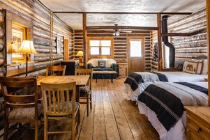 Cabine, 2 quartos, vista para a montanha (Longbranch) | Roupa de cama fornecida