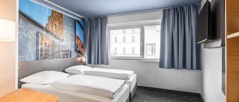 Quarto Duplo ou Twin | Secretária, quartos insonorizados, Wi-fi grátis