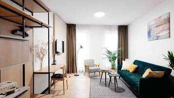 1 quarto, cofres nos quartos, escrivaninha