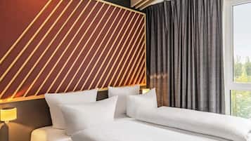 Quarto Duplo Premium | Secretária, quartos insonorizados, Wi-fi grátis