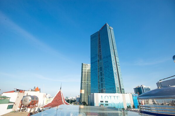 Terraço no piso superior