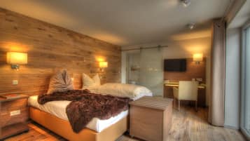 Chalé premium (Haus Mühlensiek) | 1 quarto, roupas de cama antialérgicas, individualmente mobiliados