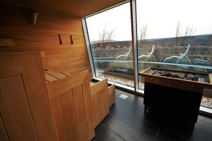 Sala(s) para tratamentos a casais, sauna, banho turco