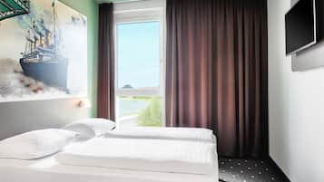 Roupa hipoalergénica, secretária, Wi-fi grátis, roupa de cama fornecida