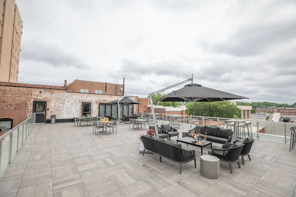 Terraço no piso superior