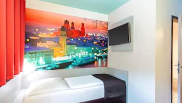 Roupa hipoalergénica, secretária, Wi-fi grátis, roupa de cama fornecida