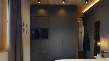 Chalé, 2 quartos | Quartos insonorizados, Wi-fi grátis, roupa de cama fornecida
