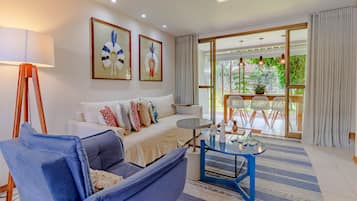 Apartamento | Sala de estar | TV 42 polegadas com canais a cabo