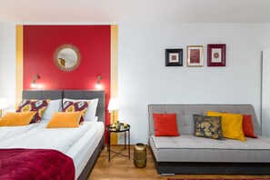 Suite-Estúdio | Ferro/tábua de engomar, Wi-fi grátis, roupa de cama fornecida 
