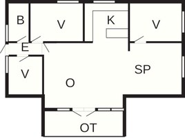Casa | Planta do andar