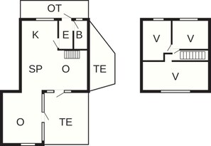 Casa | Planta do andar