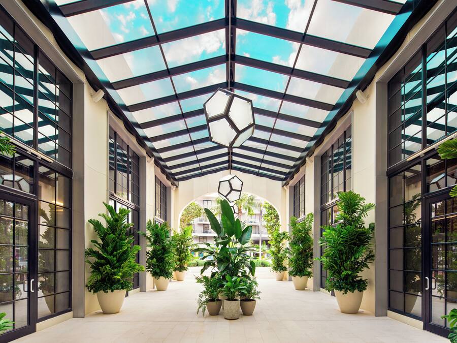 Entrada do alojamento