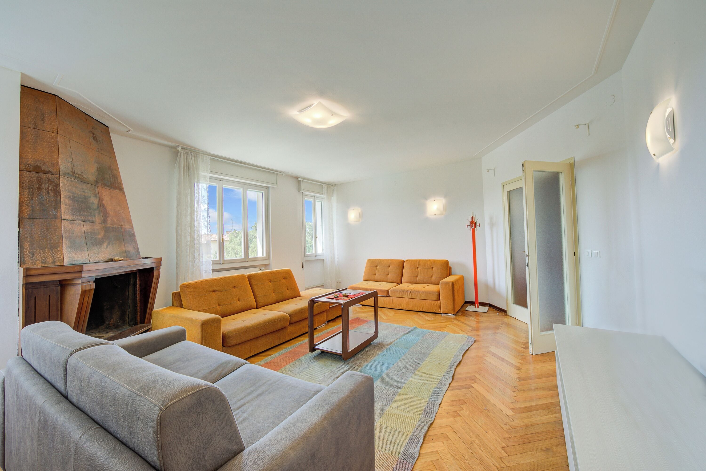Apartamento standard, vários quartos, 2 banheiros (Margherita near lake - Family) | Área de estar