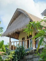 Quarto casal luxo, sacada | Terraço/pátio
