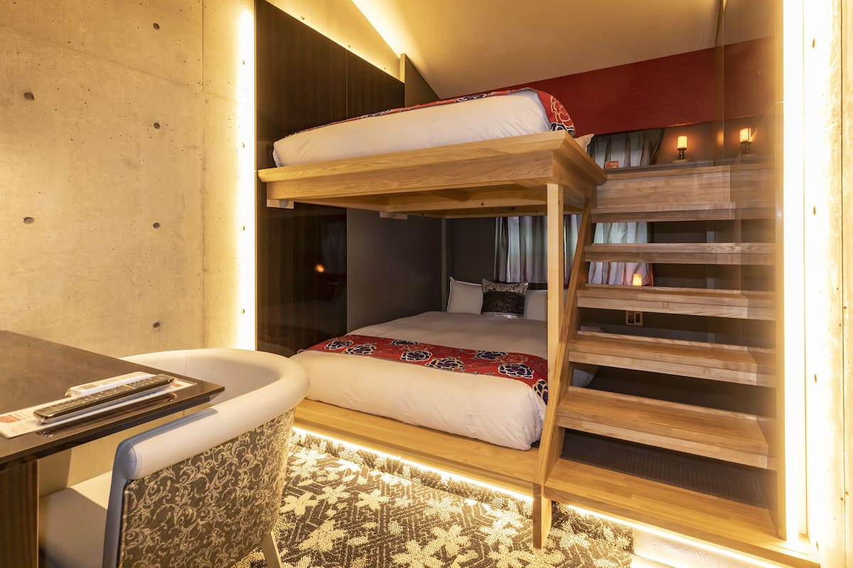 Quarto, não fumadores (305SB Shimabara Big Bed) | Secretária, Wi-fi grátis, roupa de cama fornecida