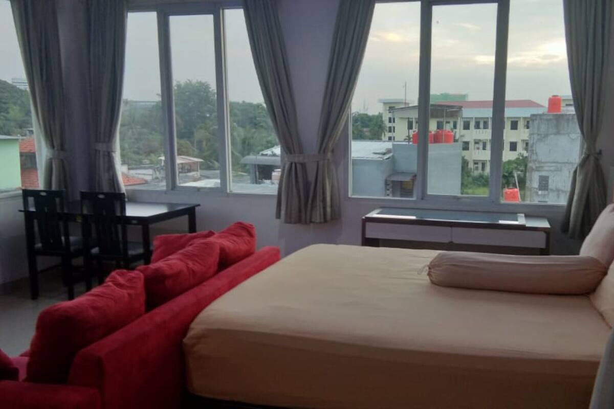 1 quarto, secretária, Wi-fi grátis, roupa de cama fornecida 