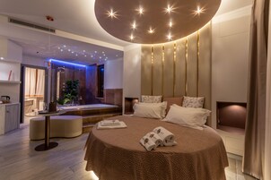 Quarto luxo | Roupas de cama premium, individualmente decorados