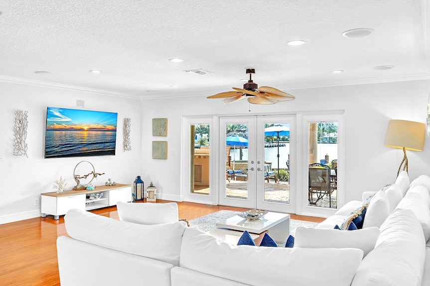 Direct Intracoastal Waterfront 3br - Pool & Dock - 博因頓海灘