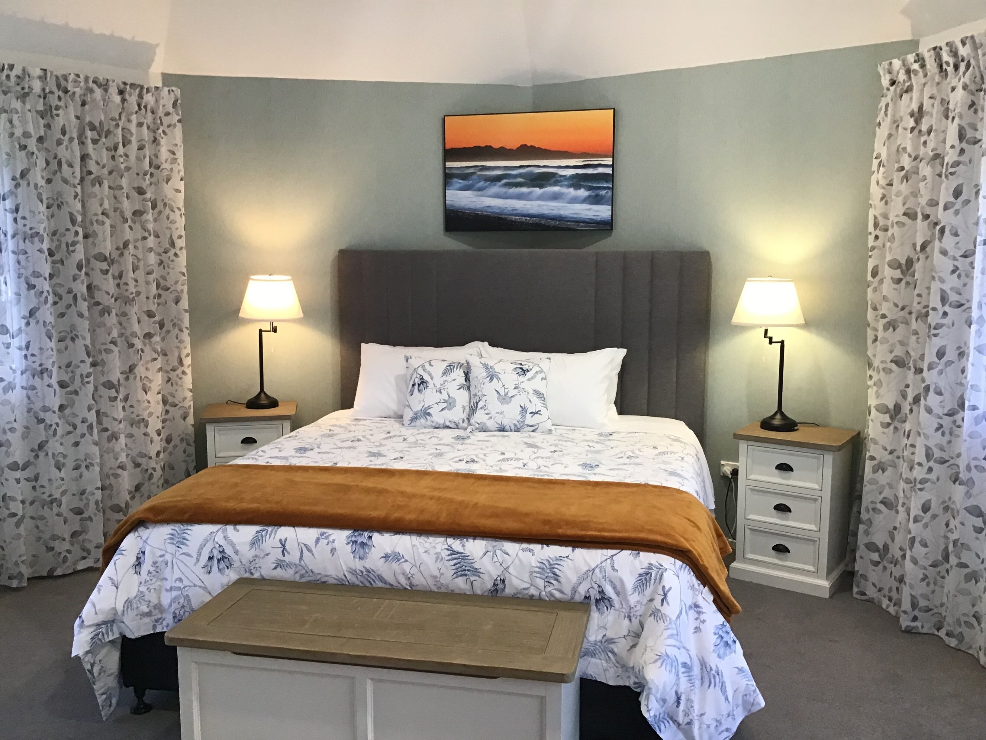 Suite Deluxe (Moreaki Queen) | Lençóis de algodão egípcio, roupa de alta qualidade 