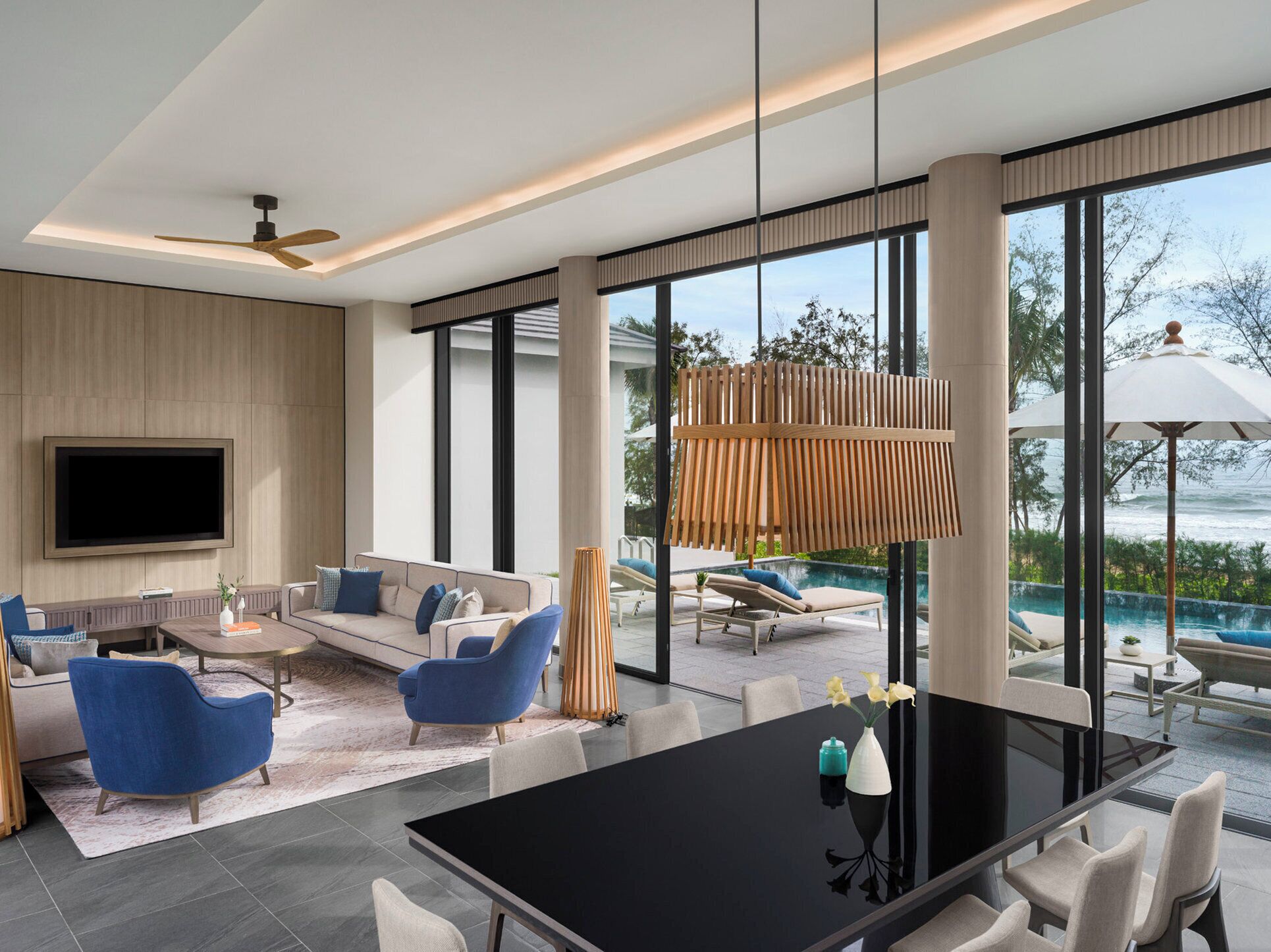 Villa, 1 quarto | Roupa de alta qualidade, camas de colchão viscoelástico, minibar 