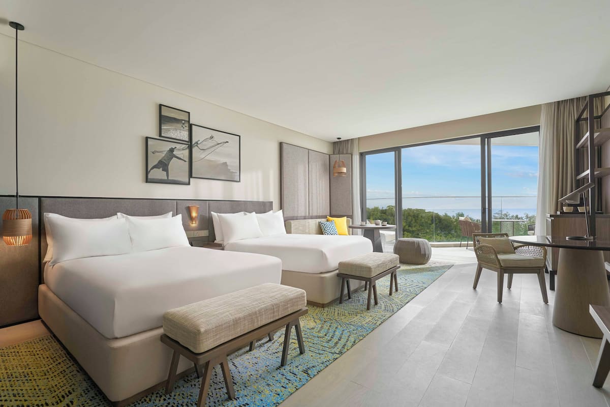 Roupa de alta qualidade, camas de colchão viscoelástico, minibar