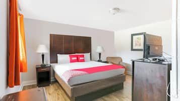 Wi-fi grátis, roupa de cama fornecida