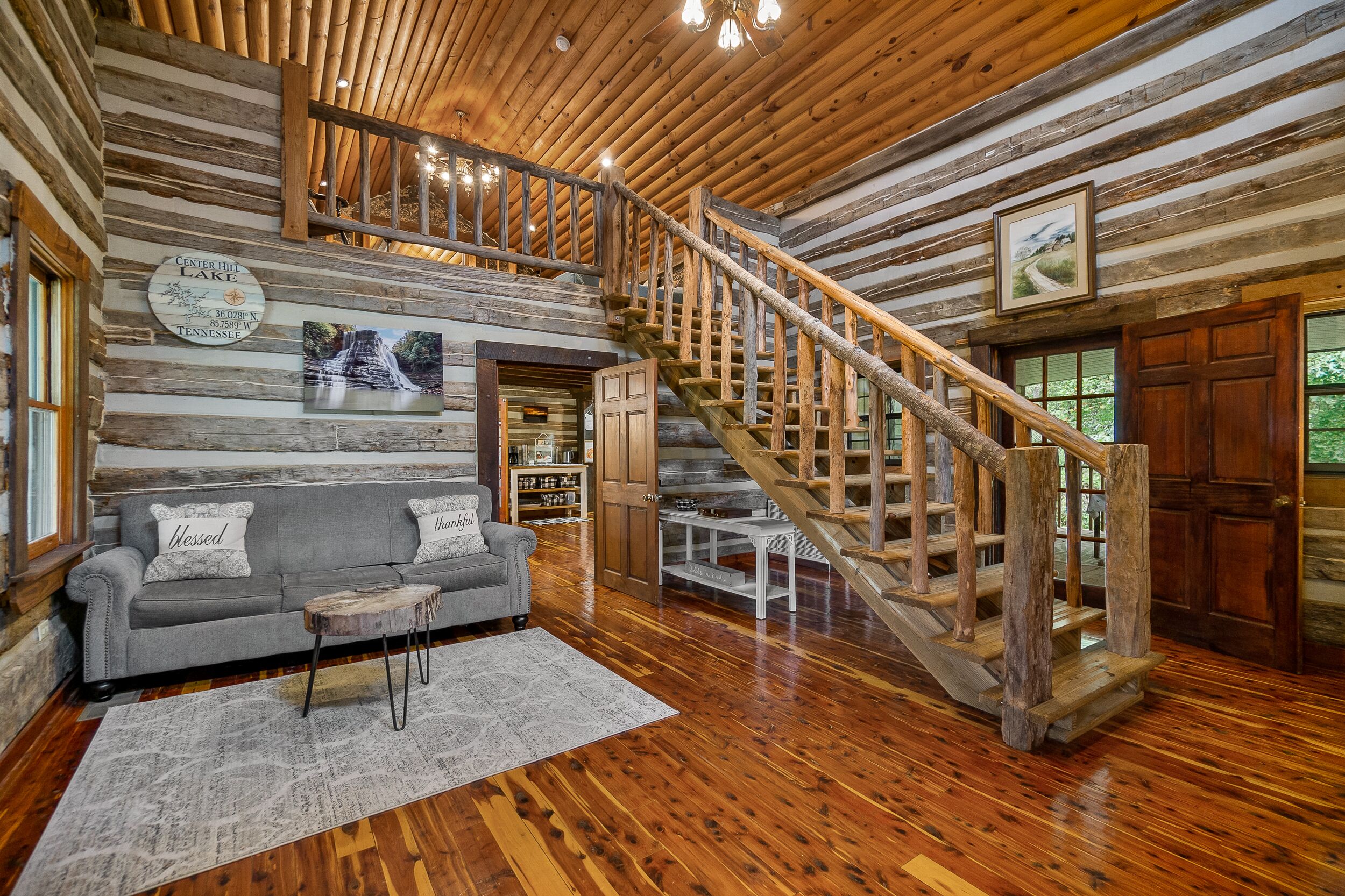 Historic Log Home On Quiet Wooded Lot - Cookeville, TN