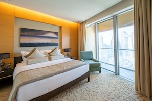 Apartamento Deluxe | 1 quarto, cofre no quarto, ferro/tábua de engomar, Wi-fi grátis