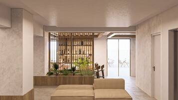 Sala de estar do lobby