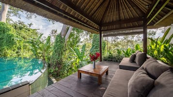 Villa, 4 quartos, fumadores, piscina privativa | Varanda