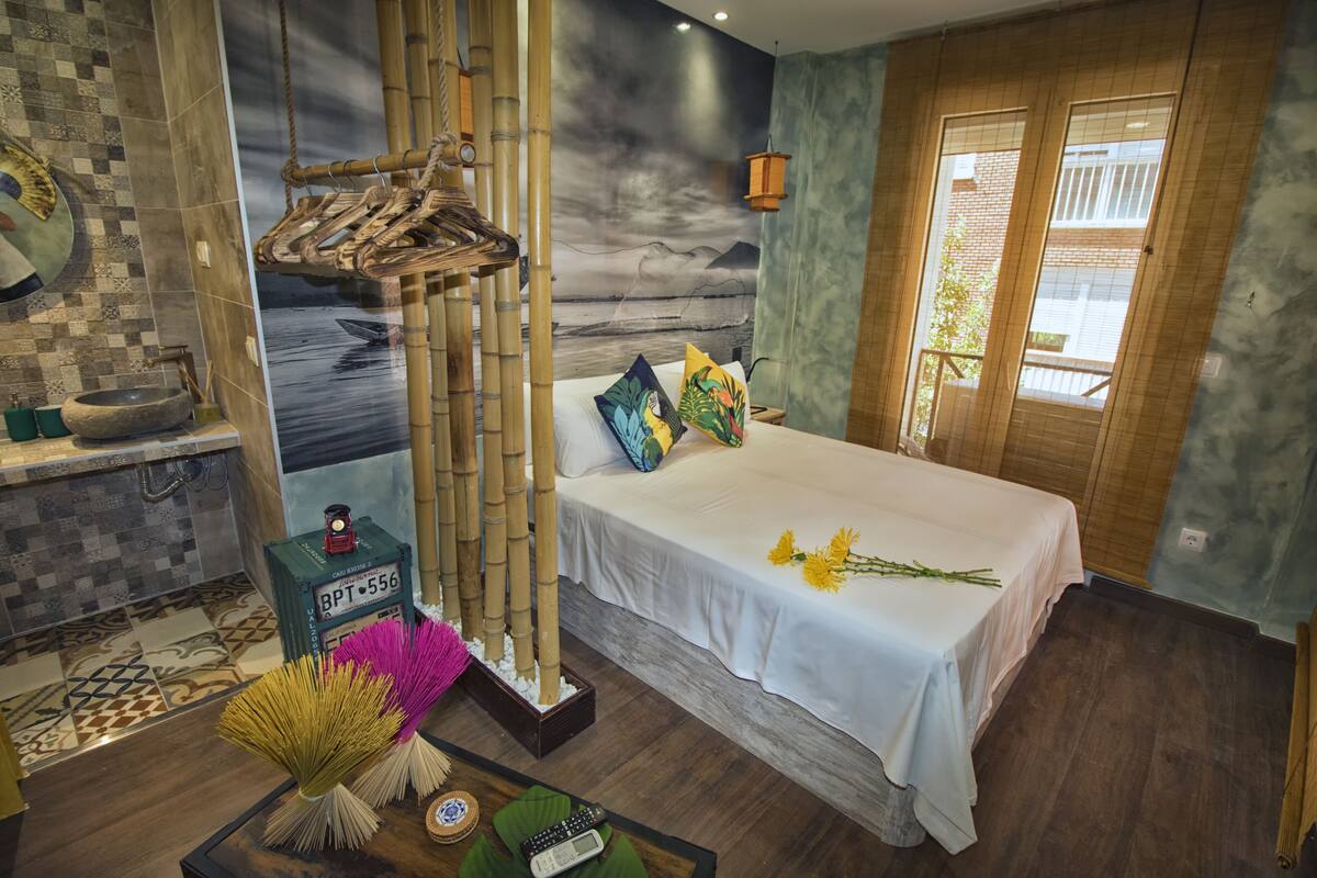 Studio confort Cuenca | 1 quarto, com decoração personalizada, roupa de cama fornecida
