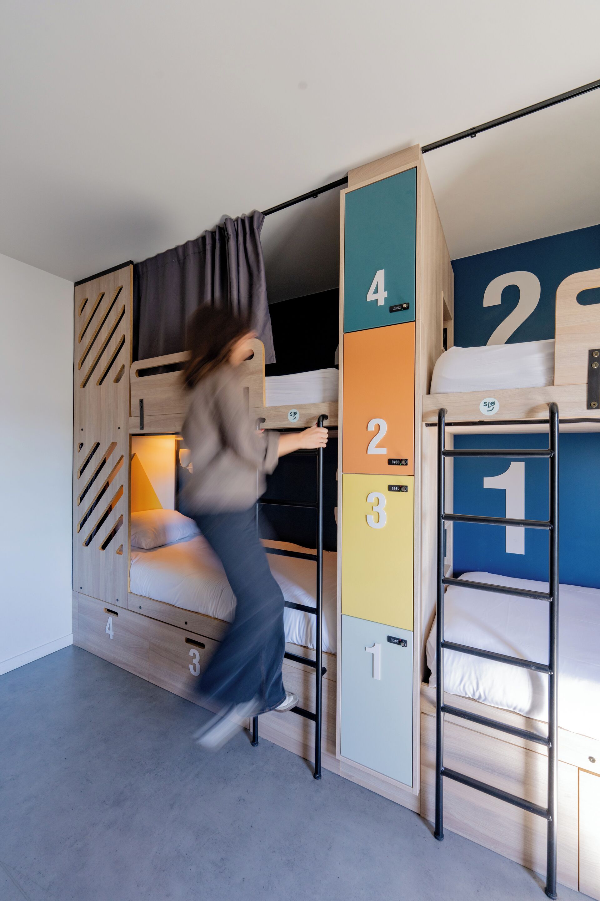Individualmente mobiliados, quartos à prova de som, Wi-Fi de cortesia