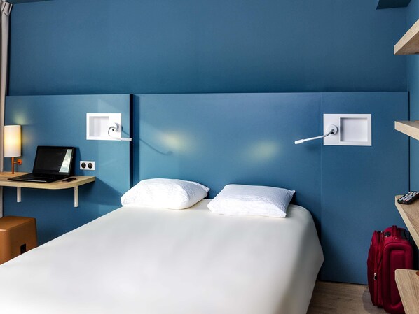 Quarto família, 2 camas de casal | Quartos à prova de som, Wi-Fi de cortesia, roupa de cama